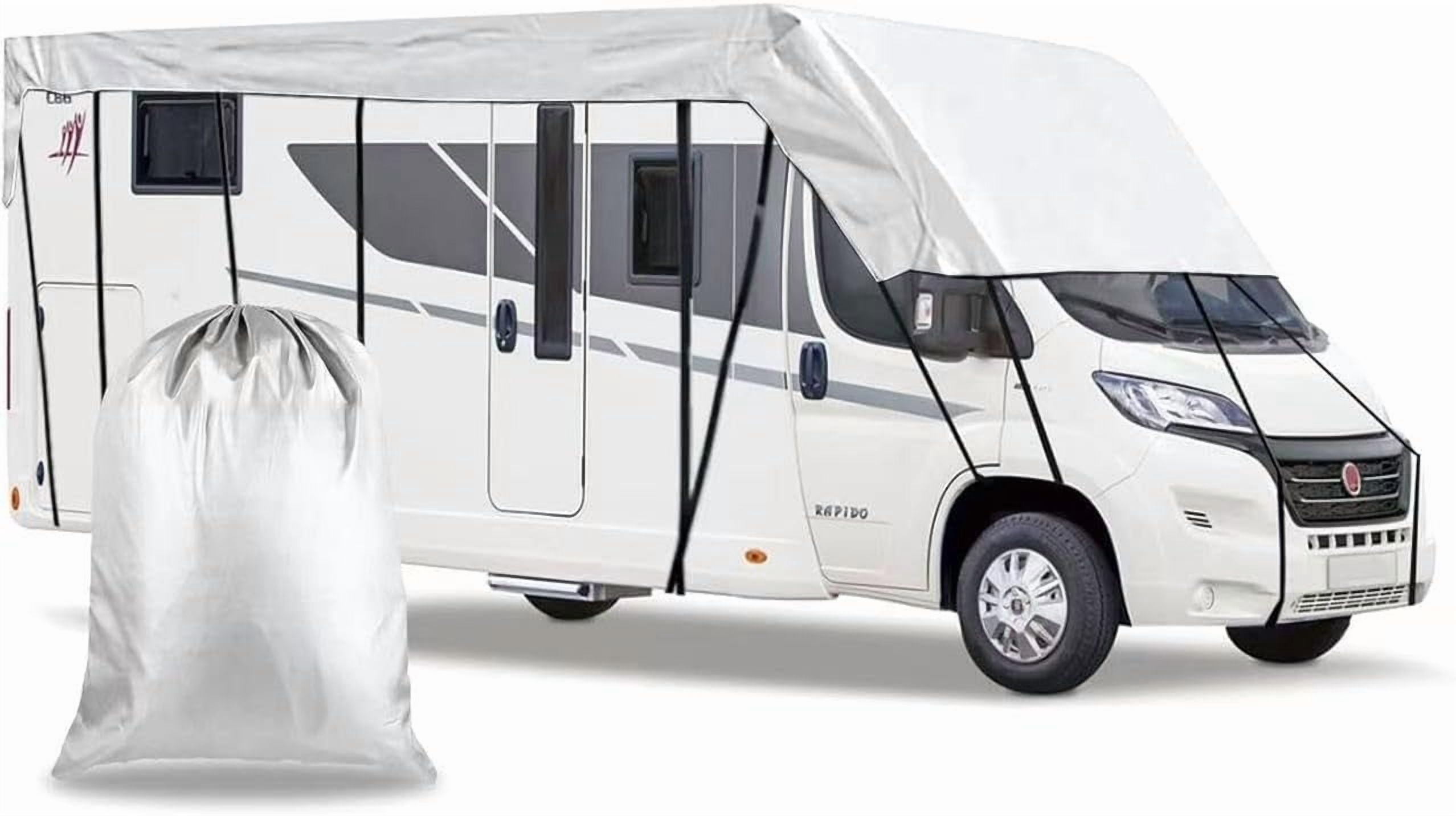 Heavy Duty RV Roof Cover, Waterproof UV Resistant, Fits 34-36 ft RVs ...