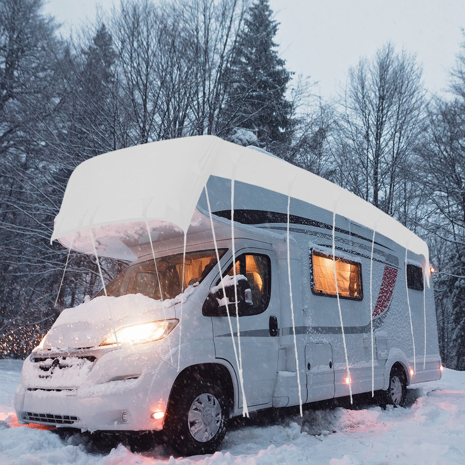 Heavy Duty RV Roof Cover, Waterproof & UV Resistant for RVs, Class A/B ...