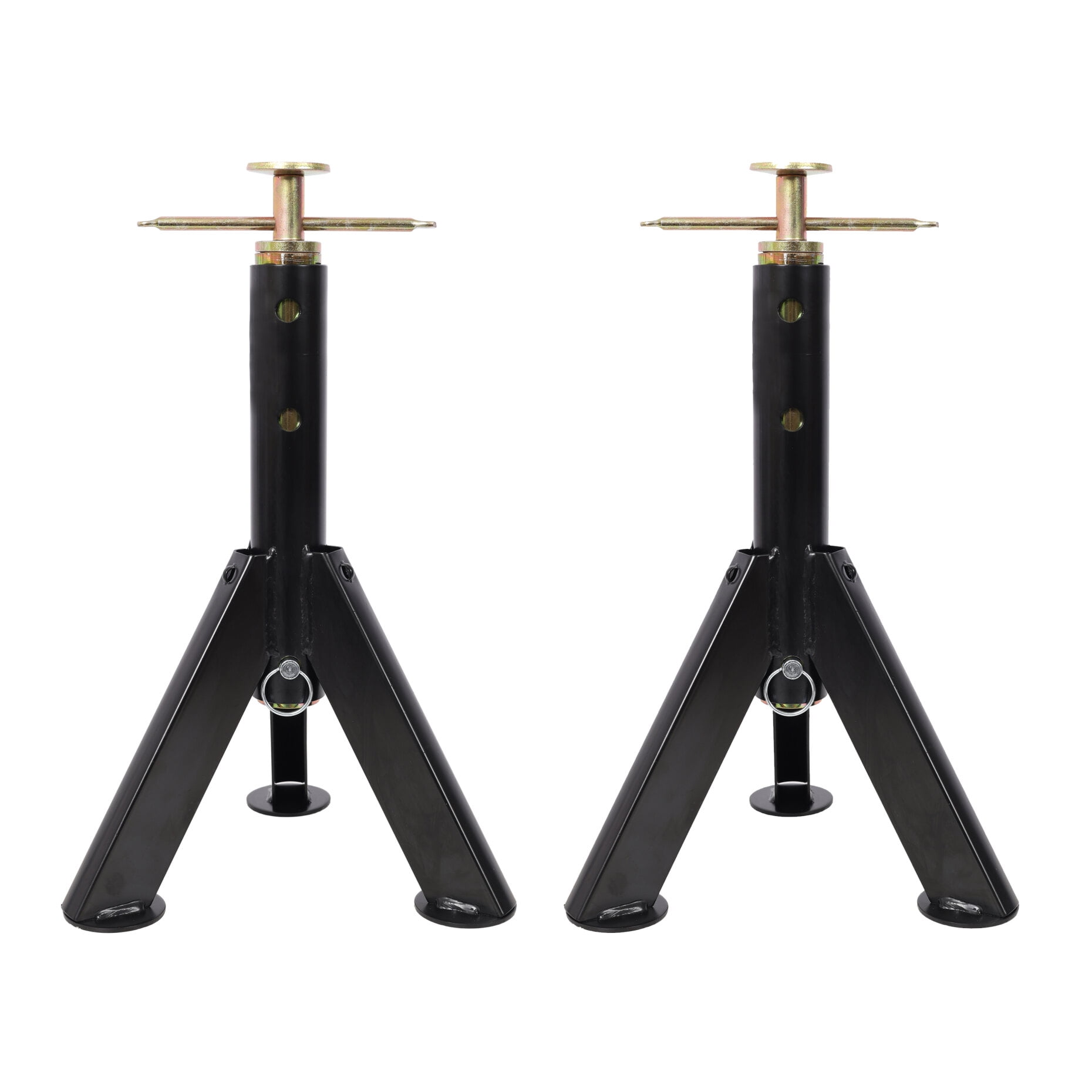 Heavy-Duty RV Stabilizer Jack Stands, Adjustable 16-30" Height, 6,000 ...