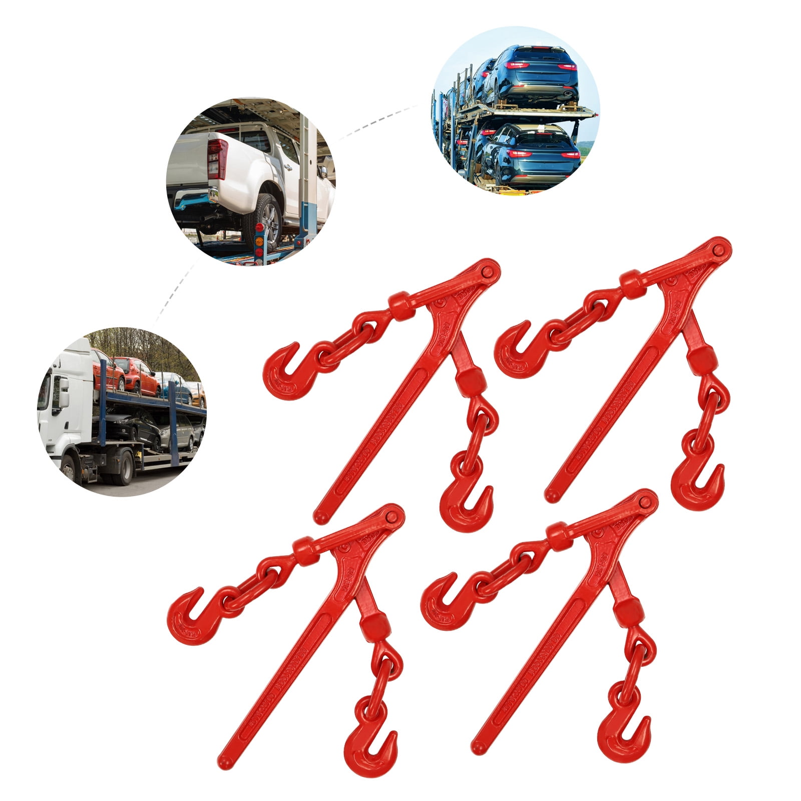 Heavy-Duty Ratchet Chain Binders with 9,200 lbs Working Load Limit and ...