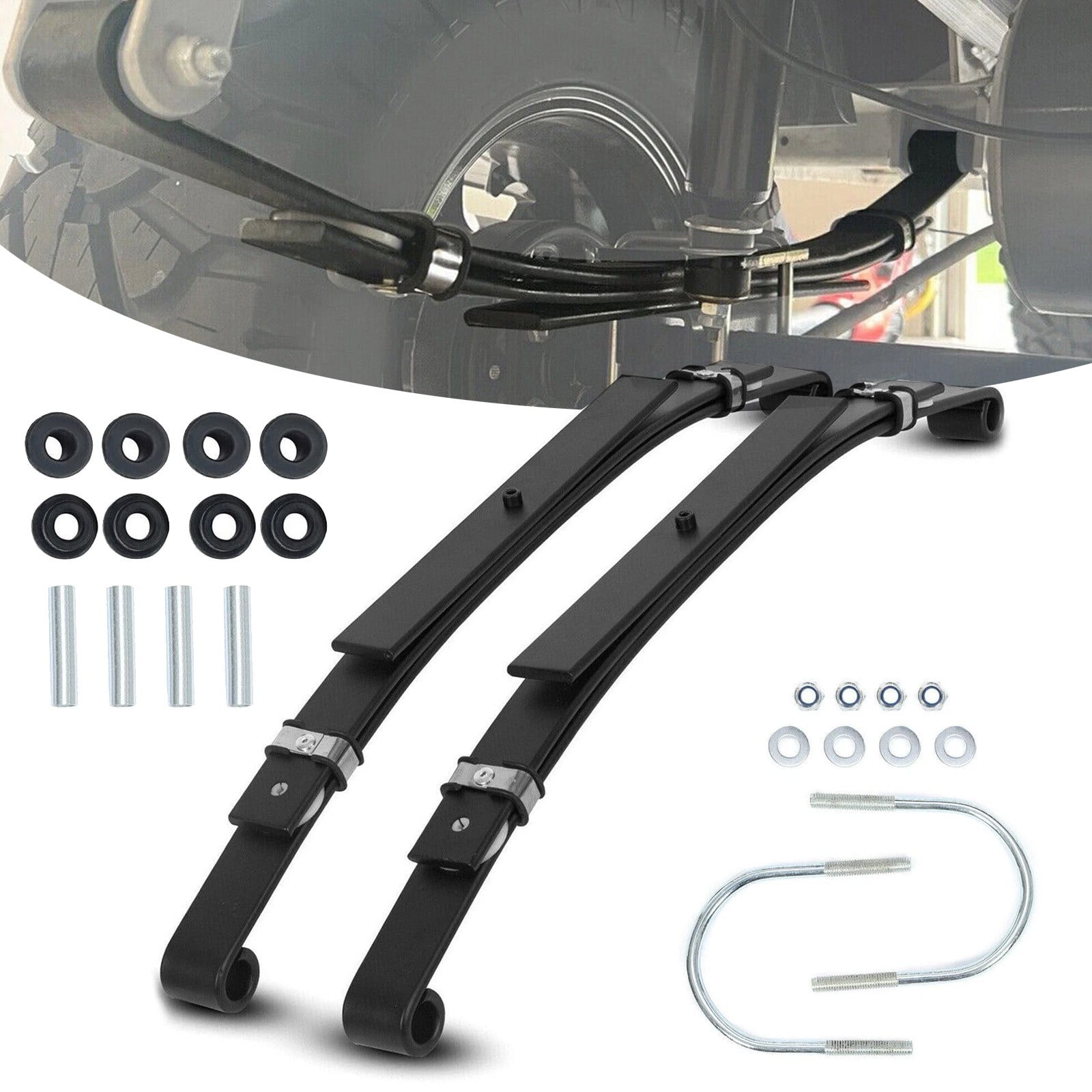 Heavy Duty Rear Leaf Springs For Club Car DS Golf Cart 1981-Up 1982 w ...