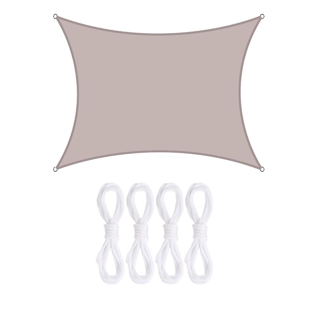 Heavy Duty Rectangle Waterproof Sun Shade Sail Canopy 95% Uv Block ...