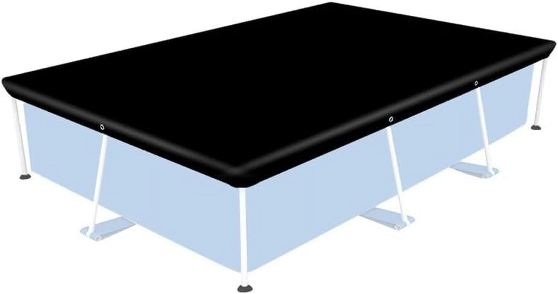 Heavy-Duty Rectangular Pool Cover - 210D Waterproof Fabric, UV & Dirt ...