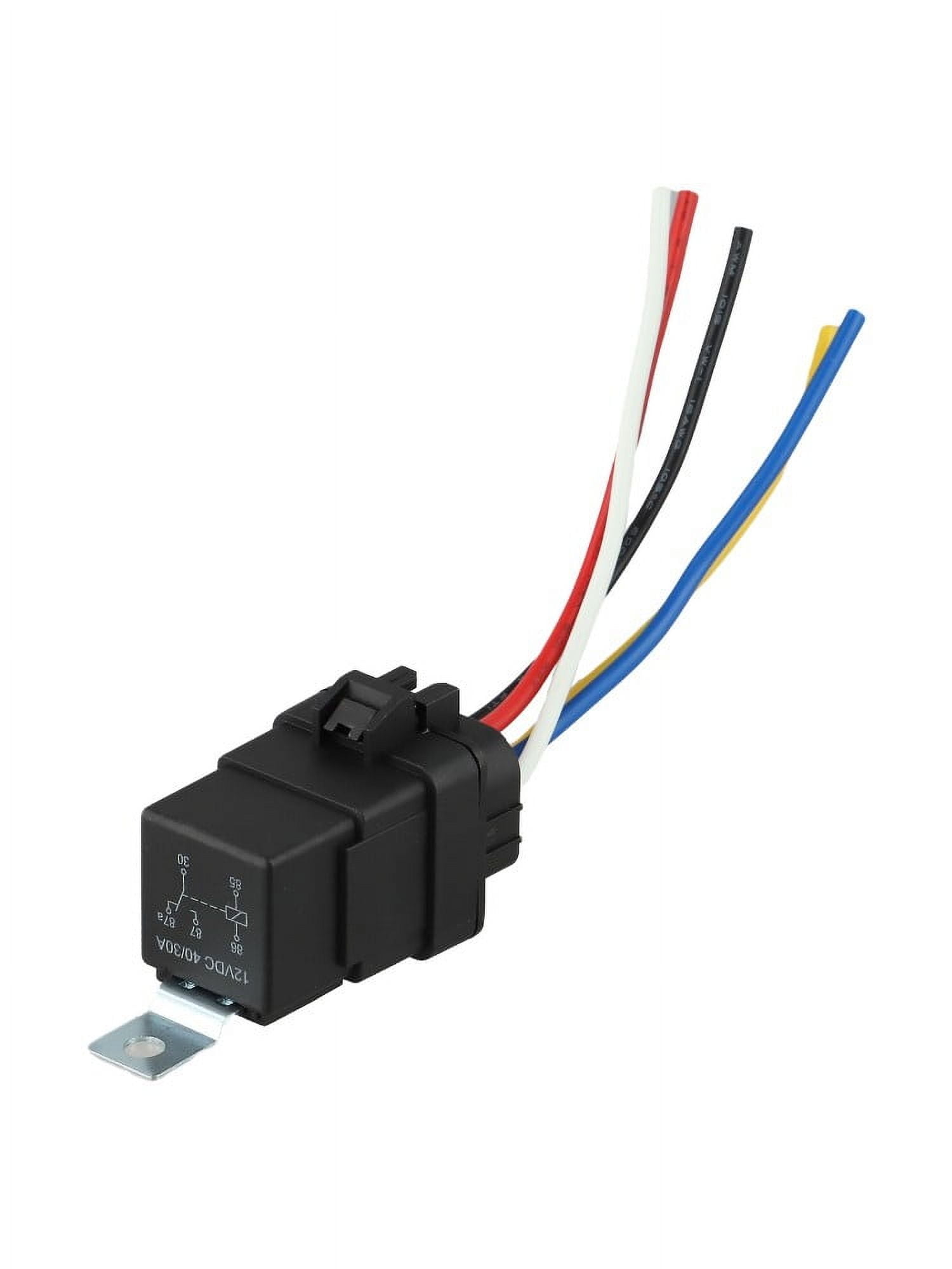 Heavy Duty Relay 12V Relay Built-In Diode Coil Terminals High-Power ...