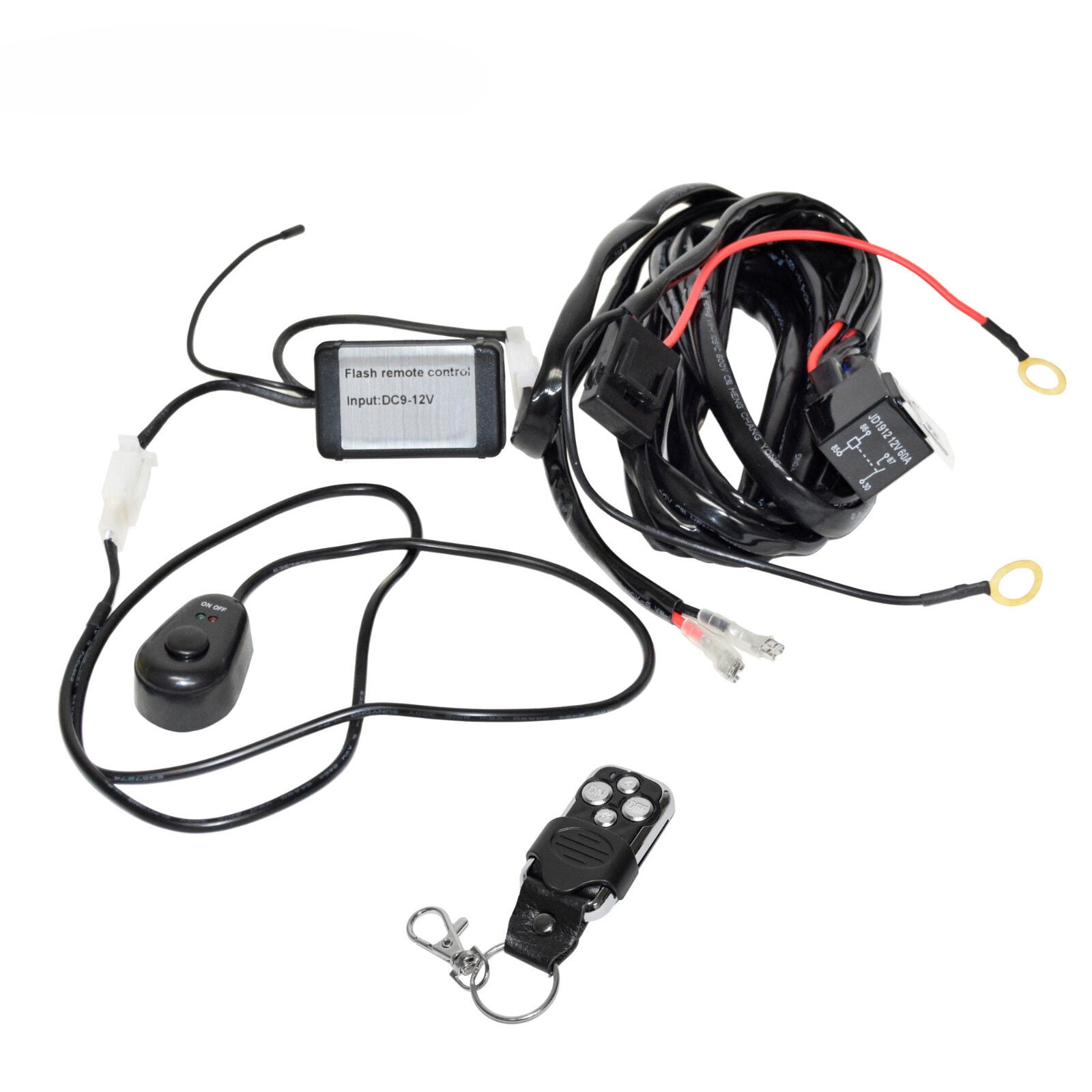 Heavy Duty Relay Wiring Cable with Switch for Fog Light Lamp /Off Road ...