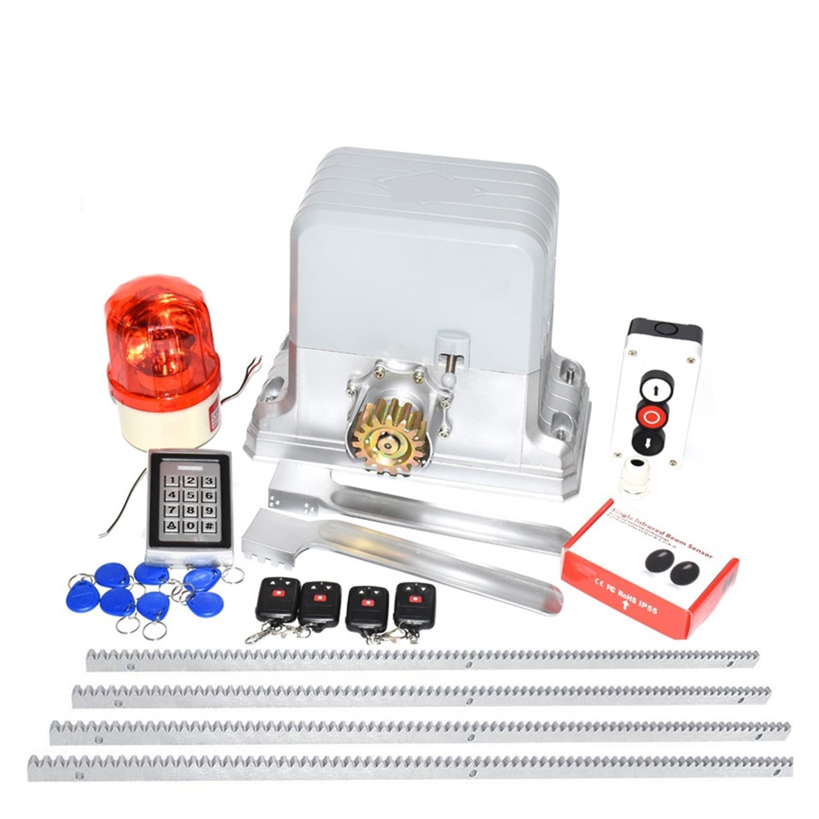 Heavy Duty Residential Gear System 1800kgs Electric Sliding Gate Opener ...