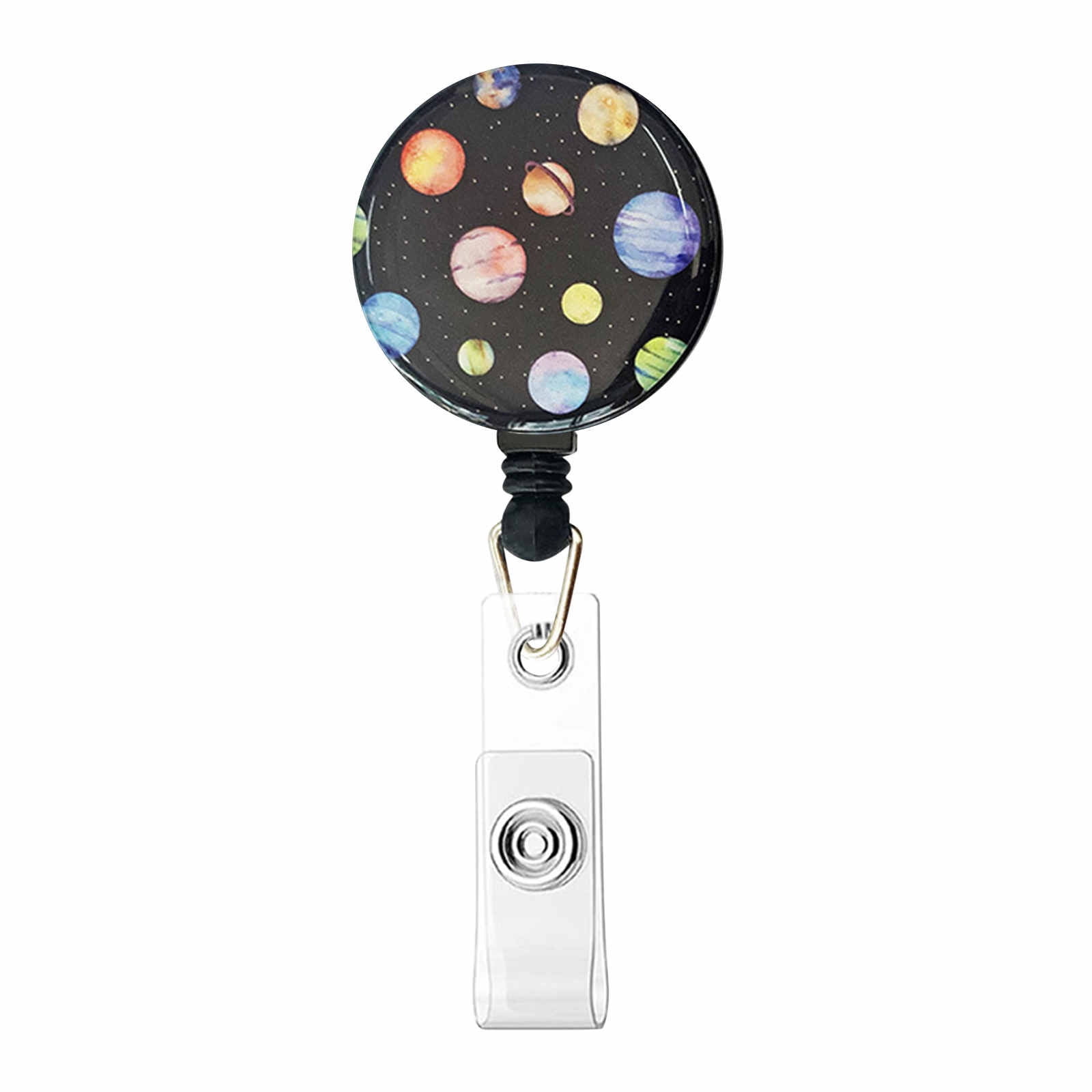 Heavy Duty Retractable Badge Holder with Carabiner Clip, 3.2 Cm ...