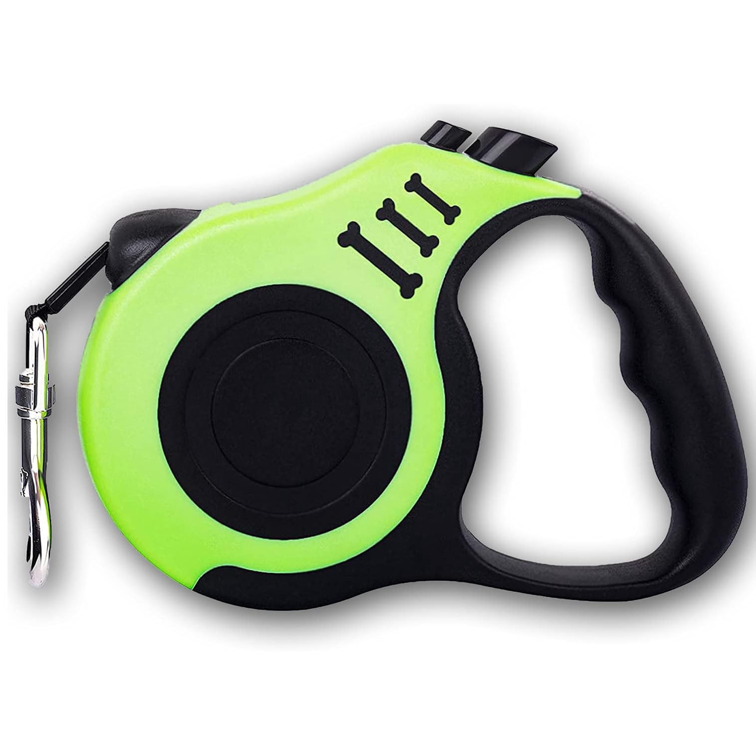 Heavy Duty Retractable Dog Leash 16ft - No Tangle Nylon Strap, One-Hand ...