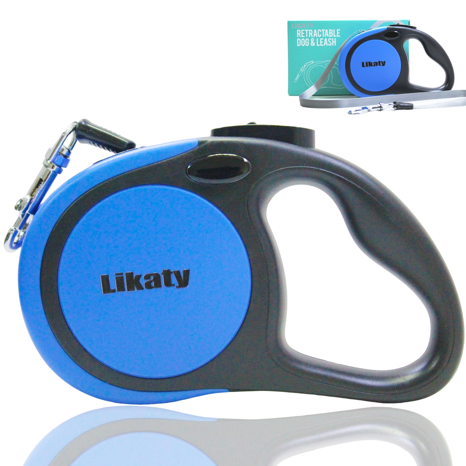 Heavy Duty Retractable Dog Leash,Likaty 10ft Strong & Durable Walking ...