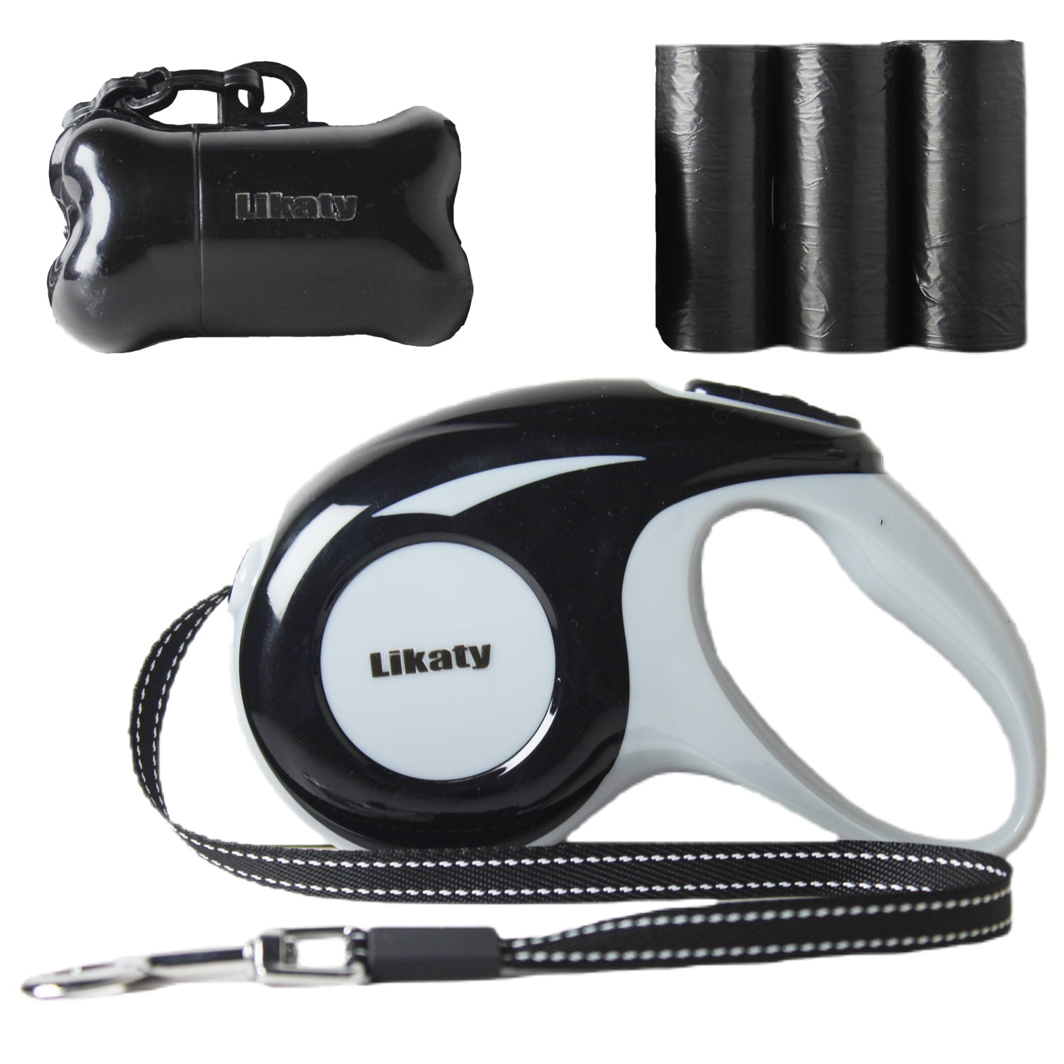 Likaty Heavy Duty Retractable Dog Leash, 16ft Long Line Lead for S to L ...