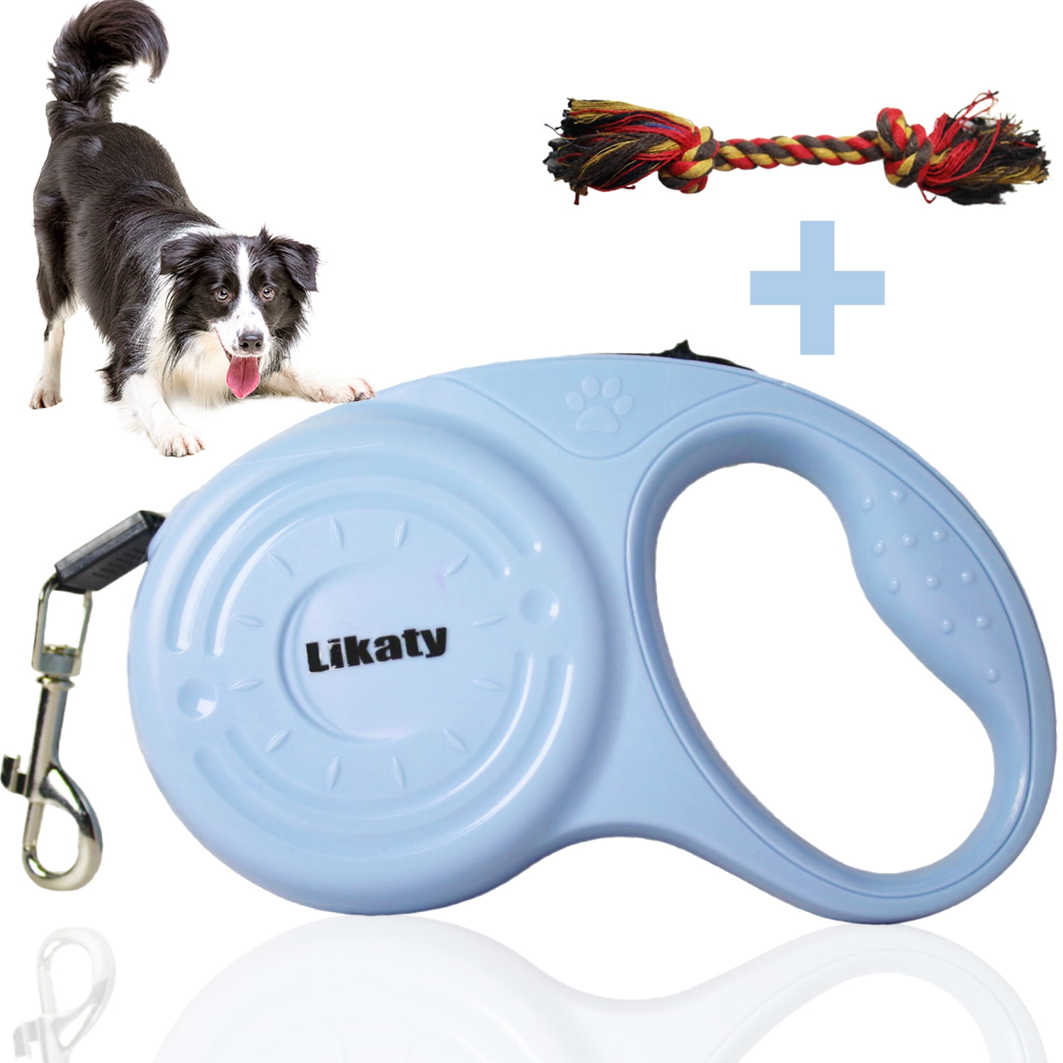 Heavy Duty Retractable Dog Leash,Likaty 16ft Strong & Durable Walking ...