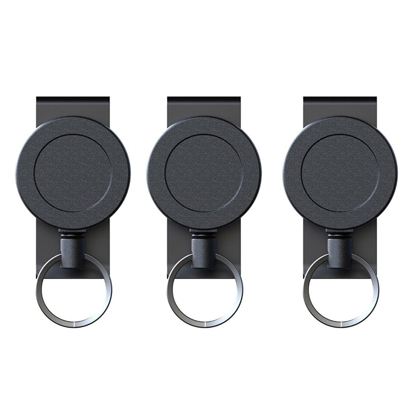 Heavy Duty Retractable Keychain with Belt Clip, 360° Wire Rope and Key ...