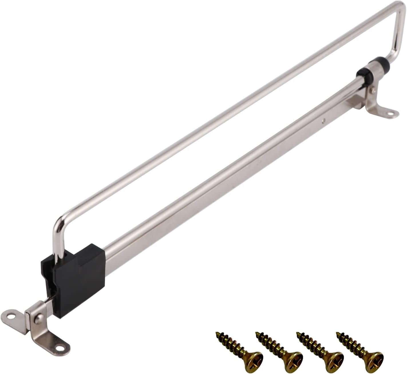 Heavy Duty Retractable Wardrobe Closet Pull Out Rod, Hanger Trousers ...