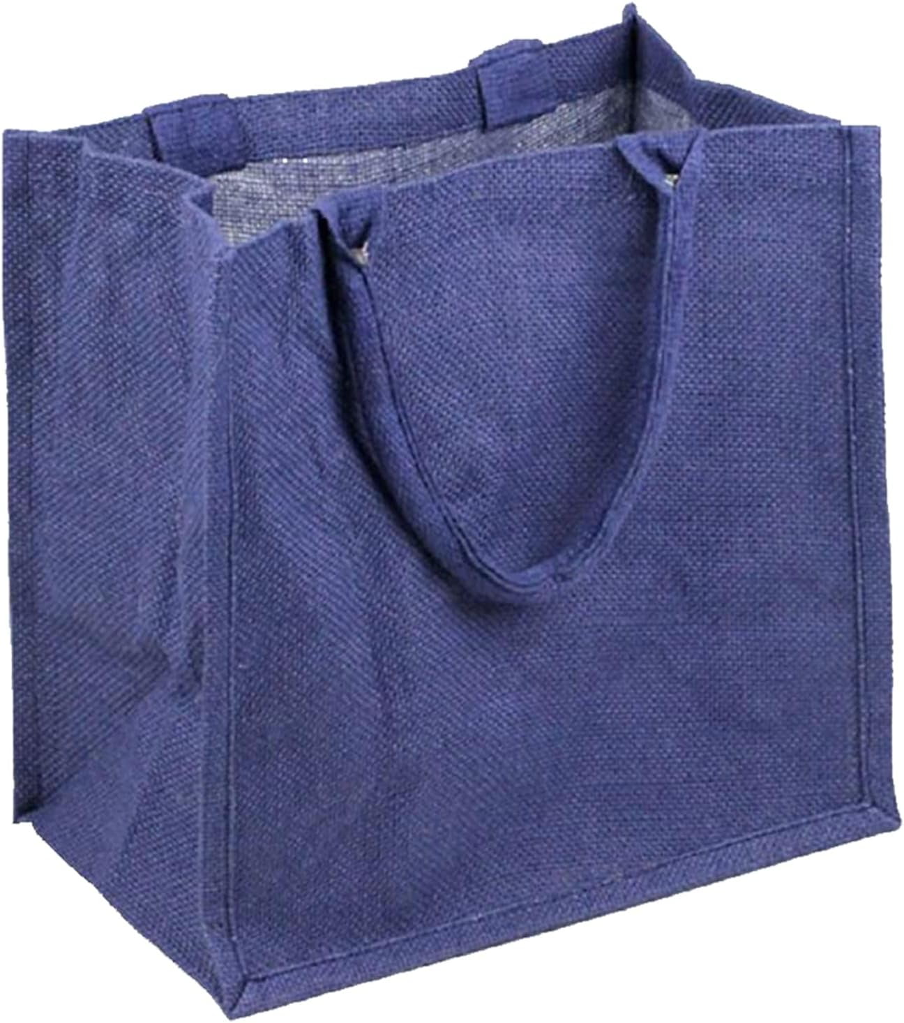 Heavy Duty Reusable Jute Burlap Tote Bags In Bulk For Shopping Grocery ...