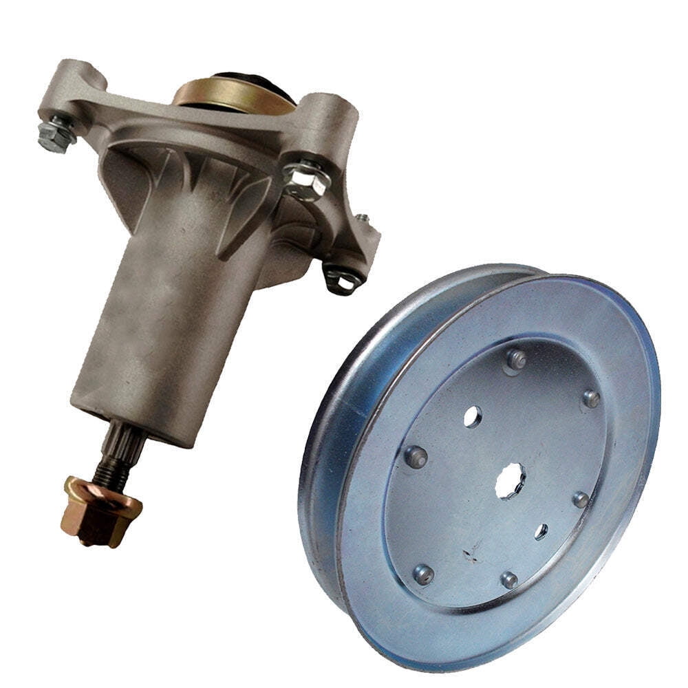 Heavy-Duty Riding Mower Spindle & Pulley Kit – Fits 187292/192870 ...