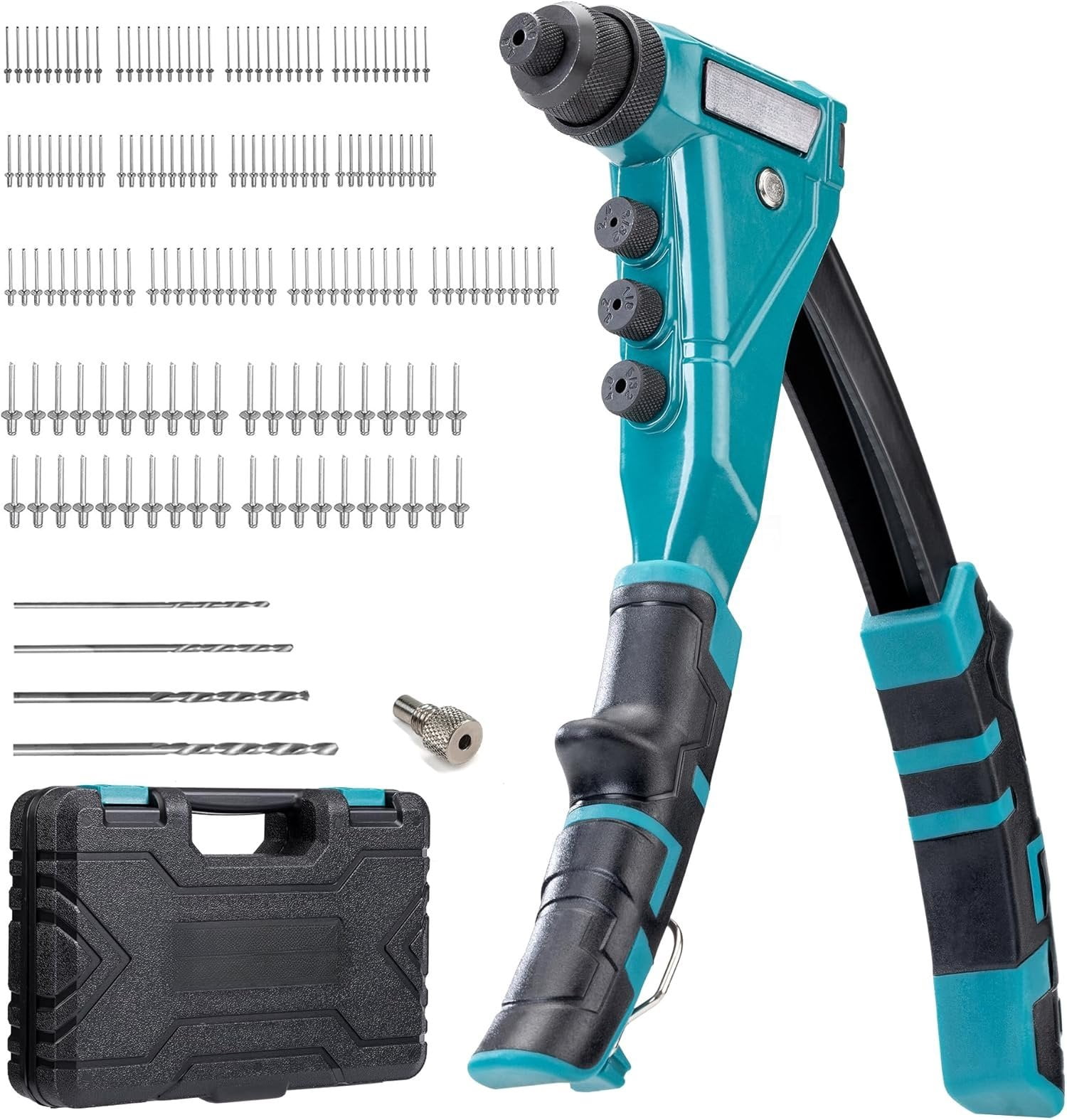 Heavy-Duty Rivet , Pop Rivet Set, Professional Hand Riveter, Manual ...
