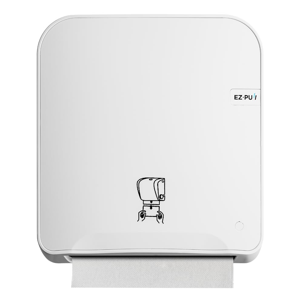 Heavy Duty Roll Towel Dispenser Wall Mounted, Manual Hands-Free ...