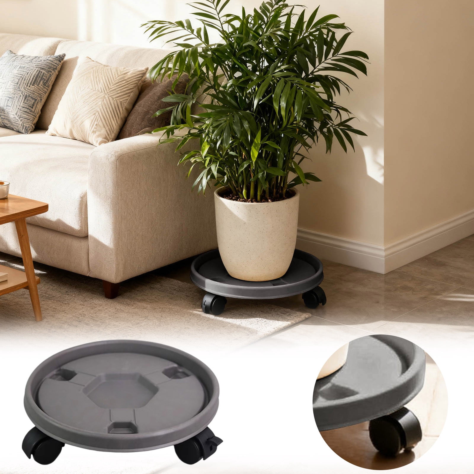 Heavy Duty Rolling Caddy Mover Trolley with Wheels for Indoor and ...