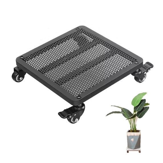 Heavy Duty Rolling Plant Stand with Lockable Wheels,Square Metal ...