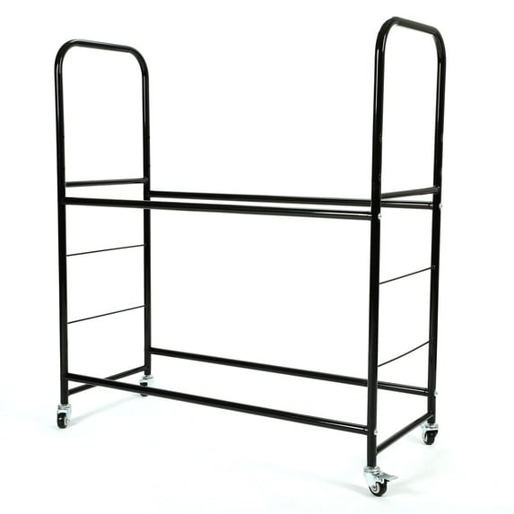 Heavy-Duty Rolling Tire Rack Adjustable Metal Garage Tire Storage ...