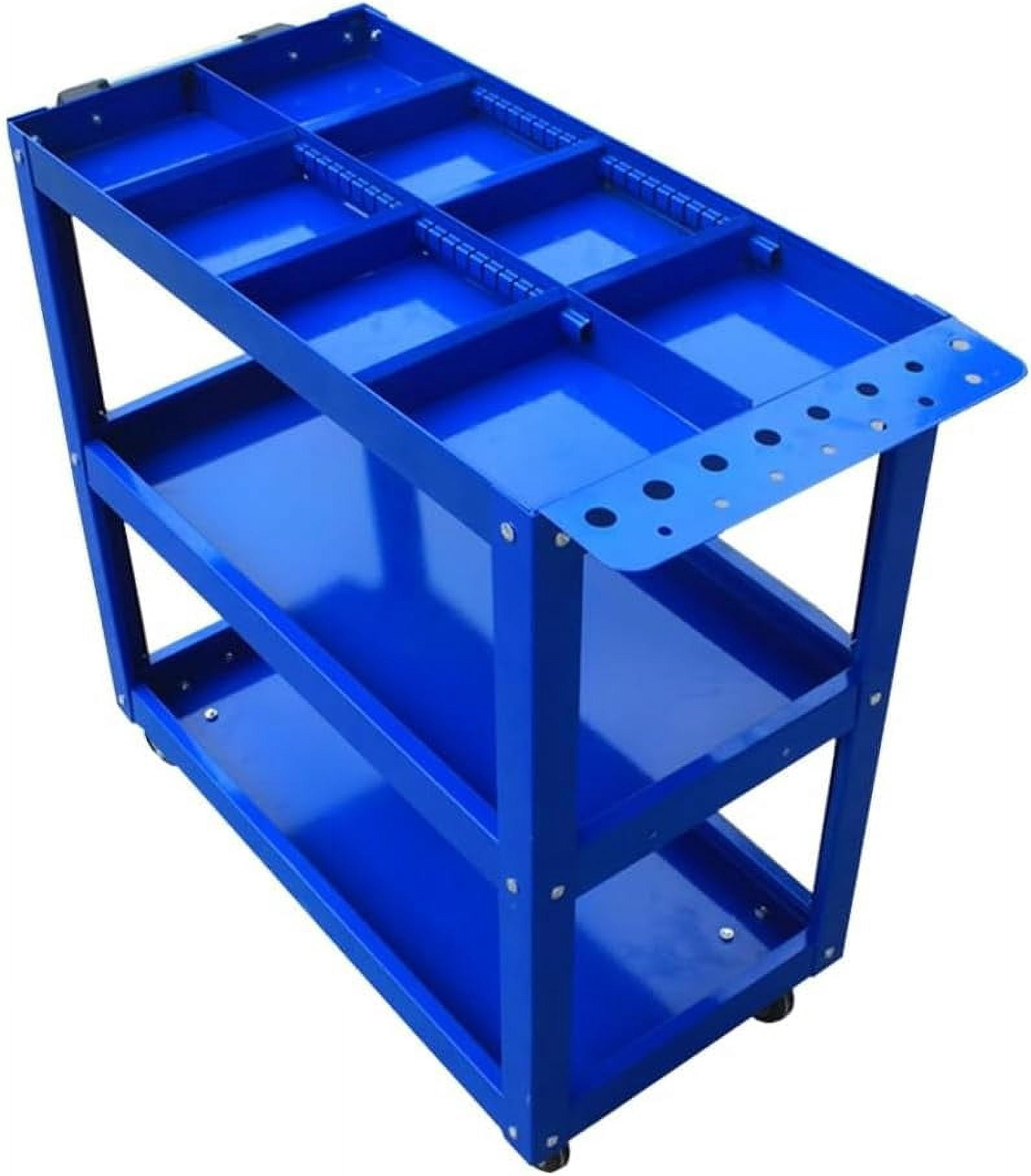 Heavy Duty Rolling Tool Cart, 3 Tier Utility Cart on Wheels, Tool ...