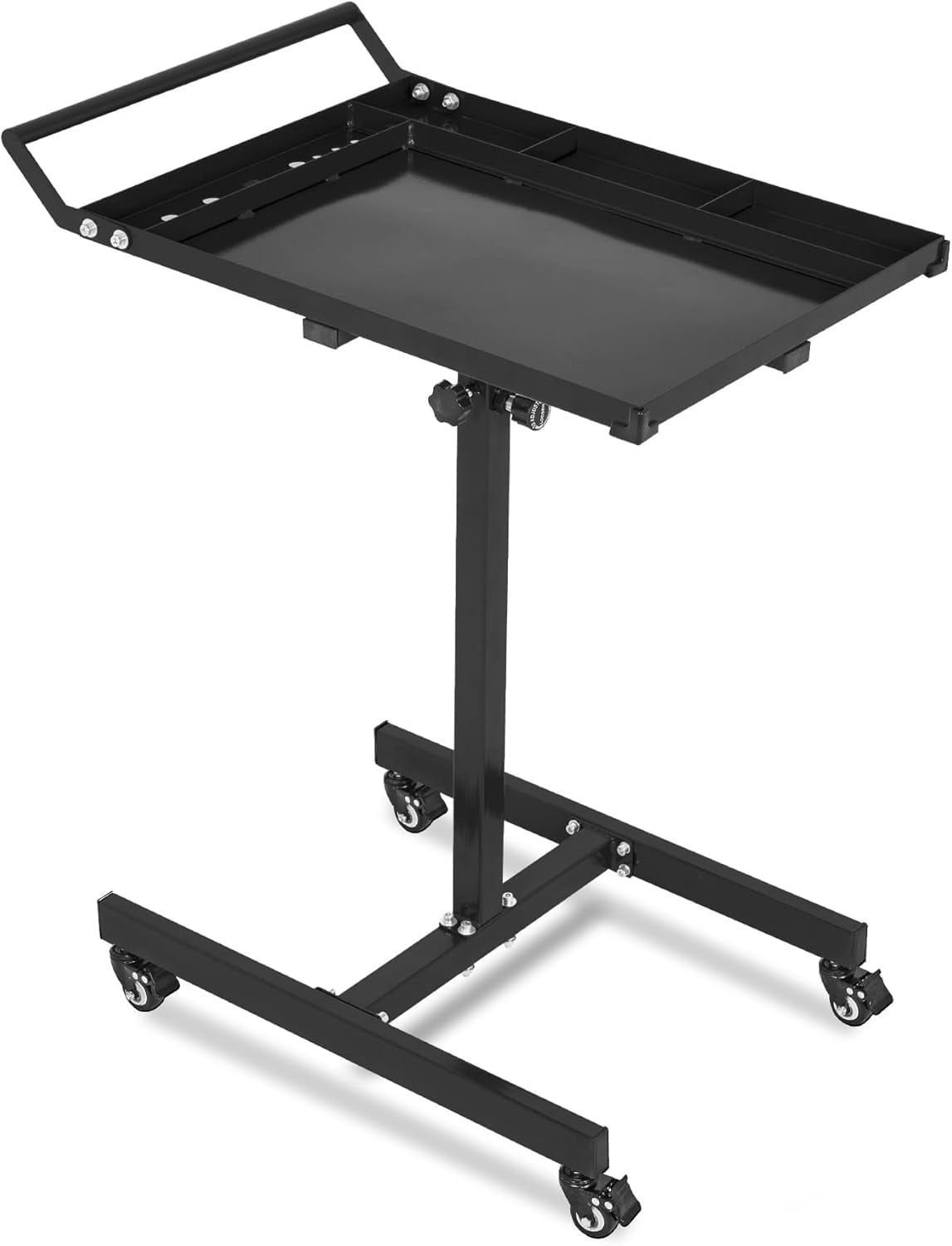 Heavy Duty Rolling Work Table with Wheels, 220 LBS Load Capacity ...
