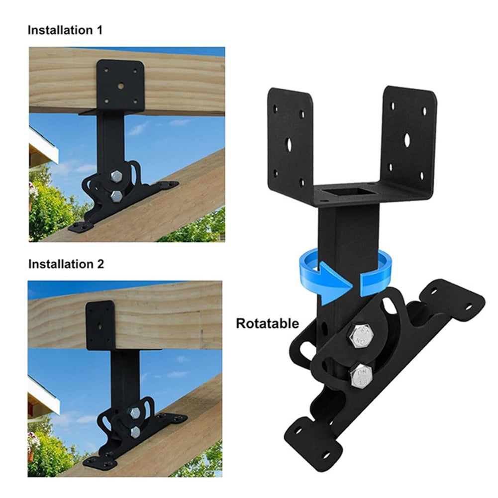 Heavy Duty Roof Mounting Bracket Adjustable Saddle Pergola Support ...