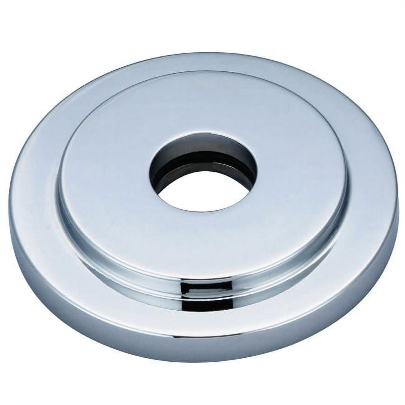 Heavy Duty Round Solid Cast Brass Shower Flange, Polished Chrome ...