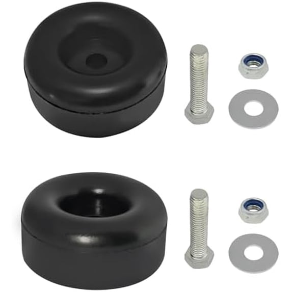 Heavy Duty Rubber Anti Vibration Feet Pads 2.5" Round Rubber Bumper ...