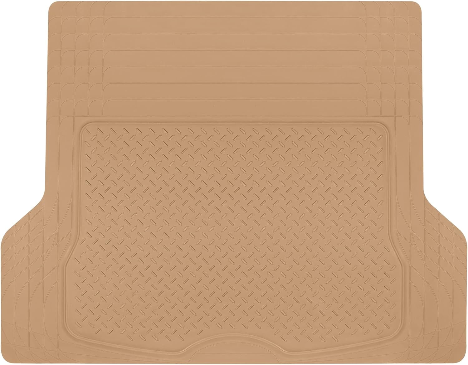Heavy Duty Rubber Cargo Mat Liner - All-Weather Trunk Protection, Trim ...