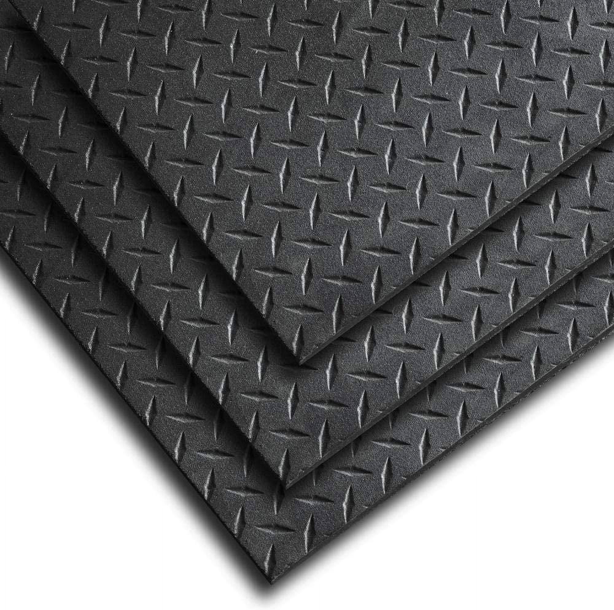 Heavy Duty Rubber Floor Mat (RF546) for Use on Carpet, Hardwood Floors ...