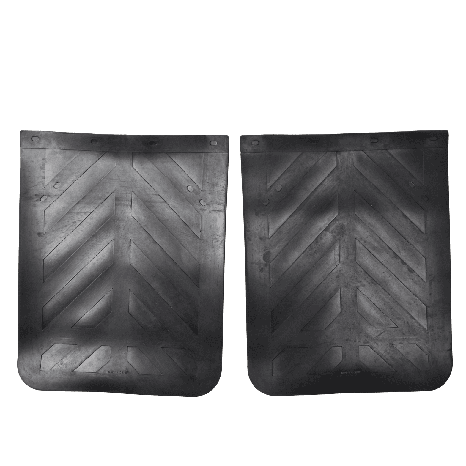 Heavy Duty Rubber Pair Mud Flaps for Semi Truck and Trailer 24" x 30 ...
