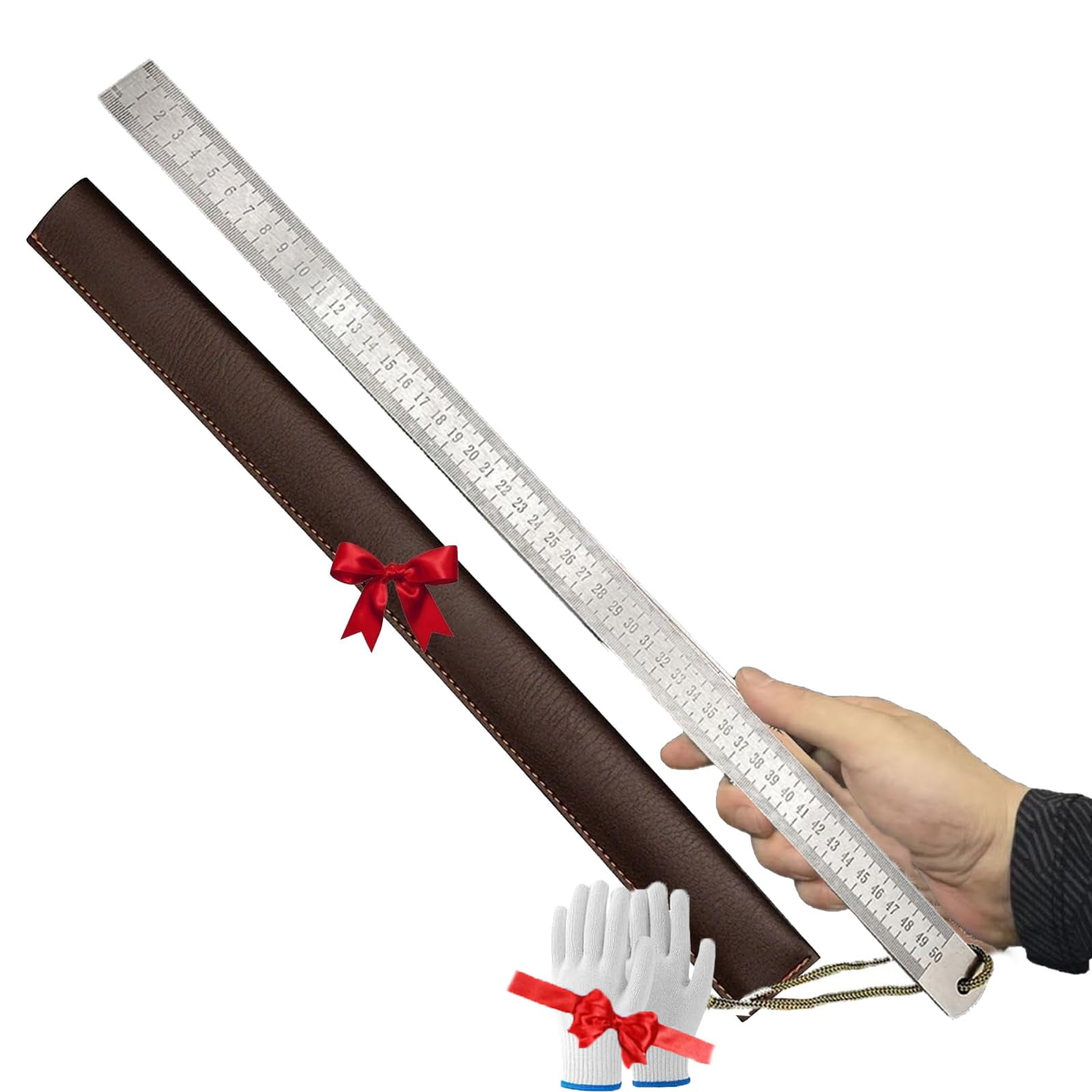 Heavy Duty Ruler (Unit of Measurement: Inch & Cm), Stainless Steel 20 ...