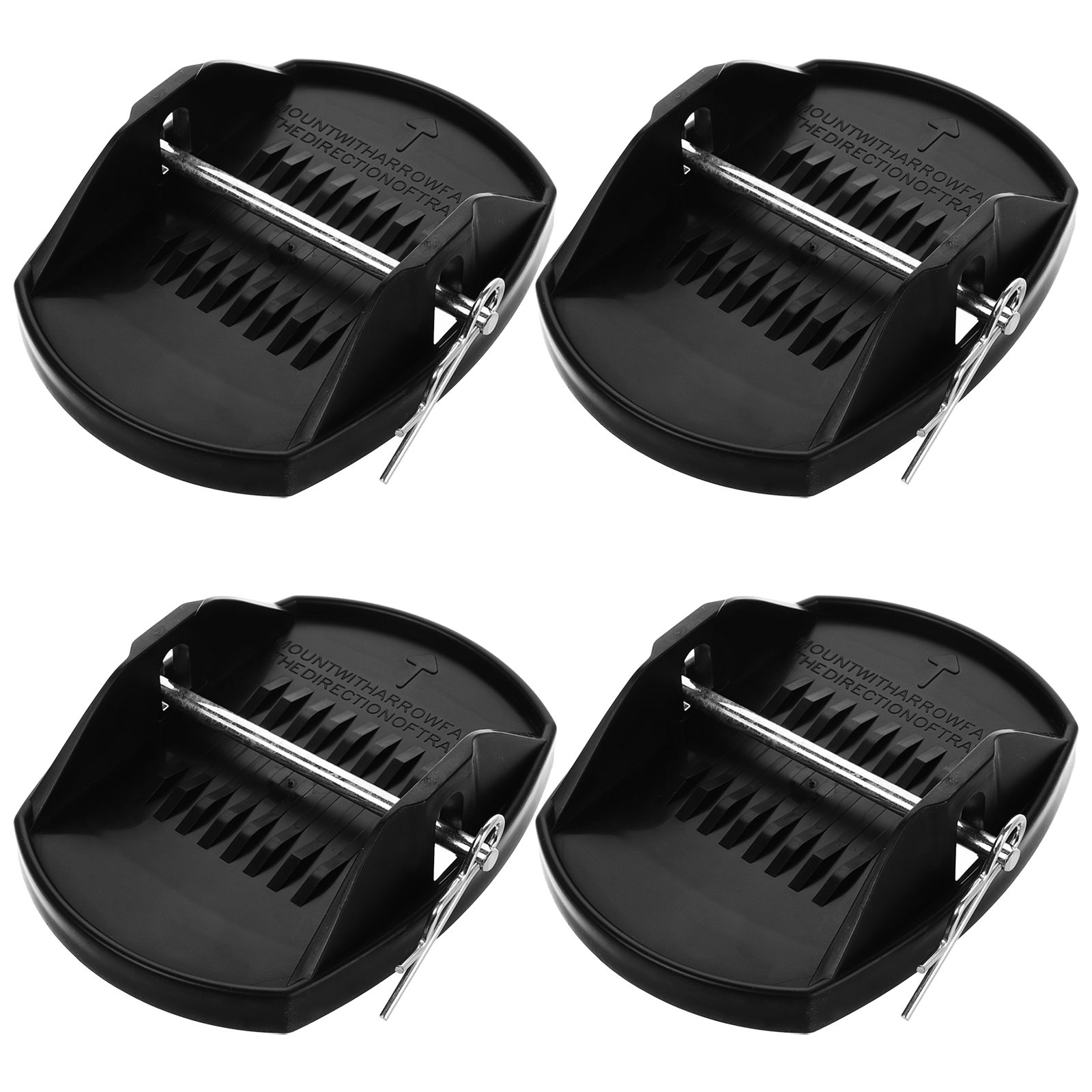 Heavy Duty Rv Jack Pads Shock Jacks Blocks for Leveling Black - Walmart.com