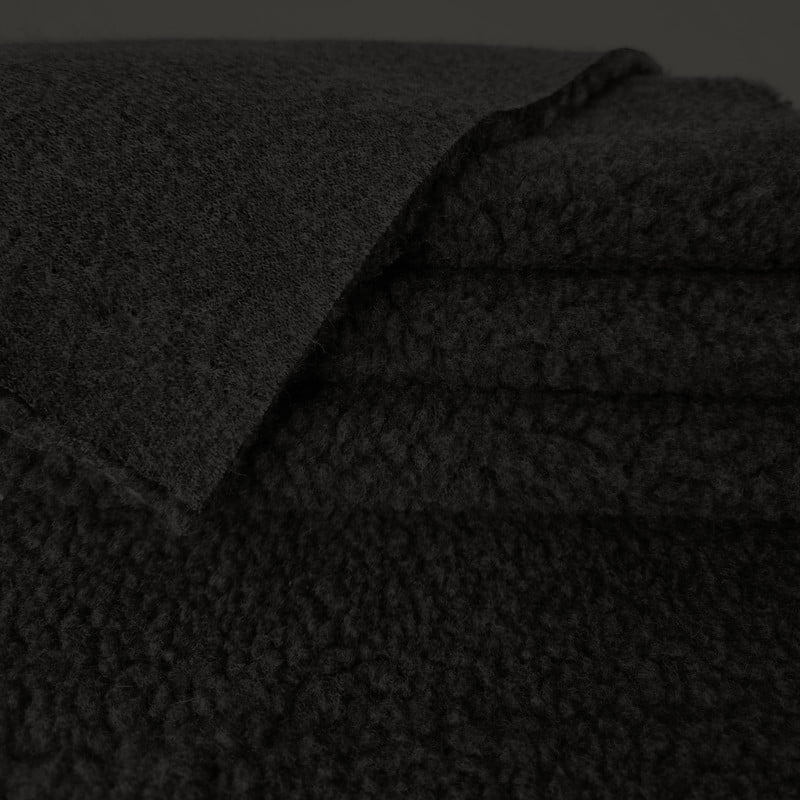 Heavy Duty SHERPA SHEEP SKIN CHARCOAL Shearling Faux fur fabric / 60 ...