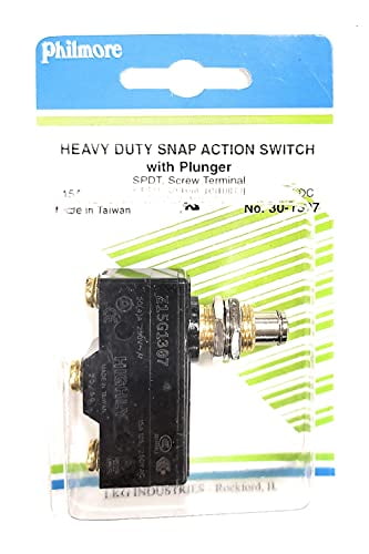 Heavy Duty SNAP Action Switch MOMENTARY SPDT 15 AMP 125/250 VAC Screw ...