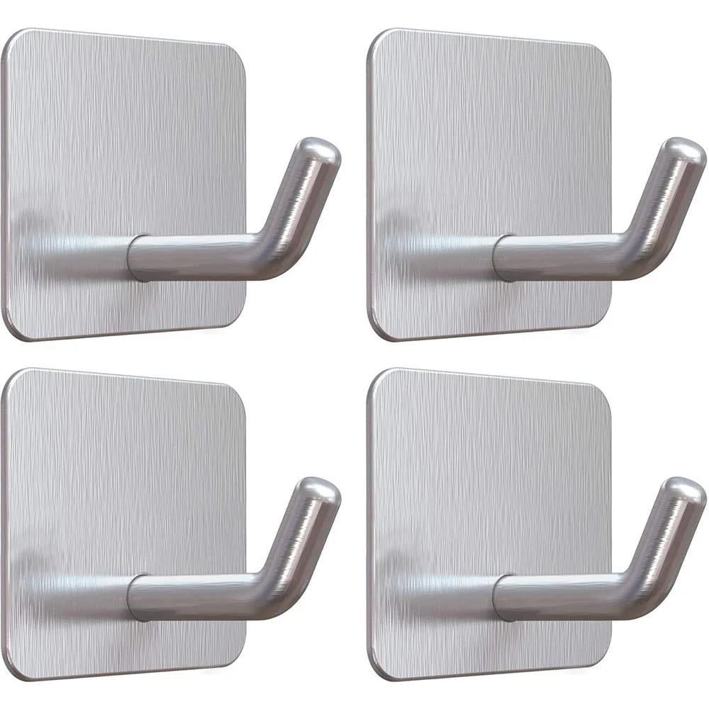 Heavy Duty SUS304 Stainless Steel Adhesive Hook Black Matte Wall Hooks ...