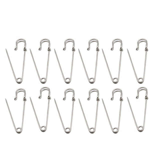 Heavy Duty Safety Pins, Sharp 2.8Inch/7Cm Stainless Steel Fasteners For ...