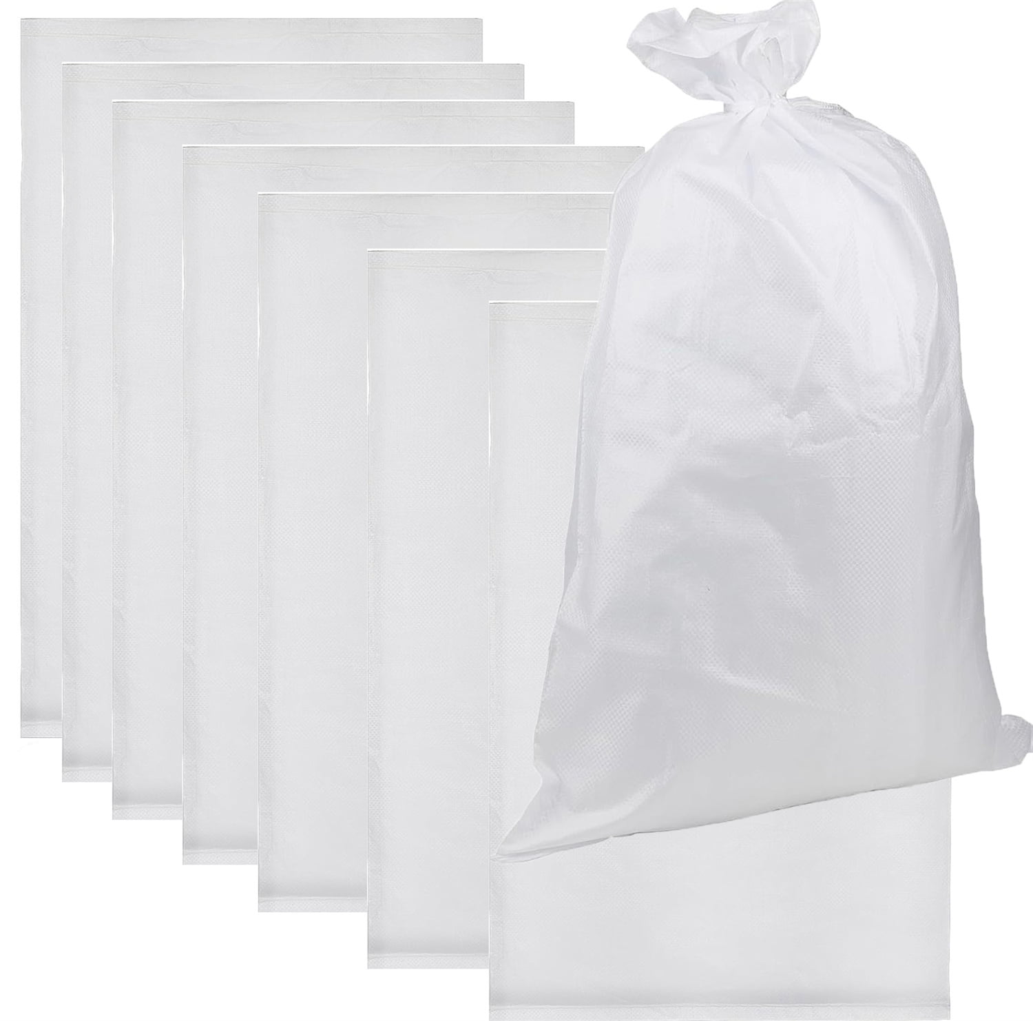 Heavy Duty Sand Bags,Happon 10 Pack Empty Woven Polypropylene Sandbags ...