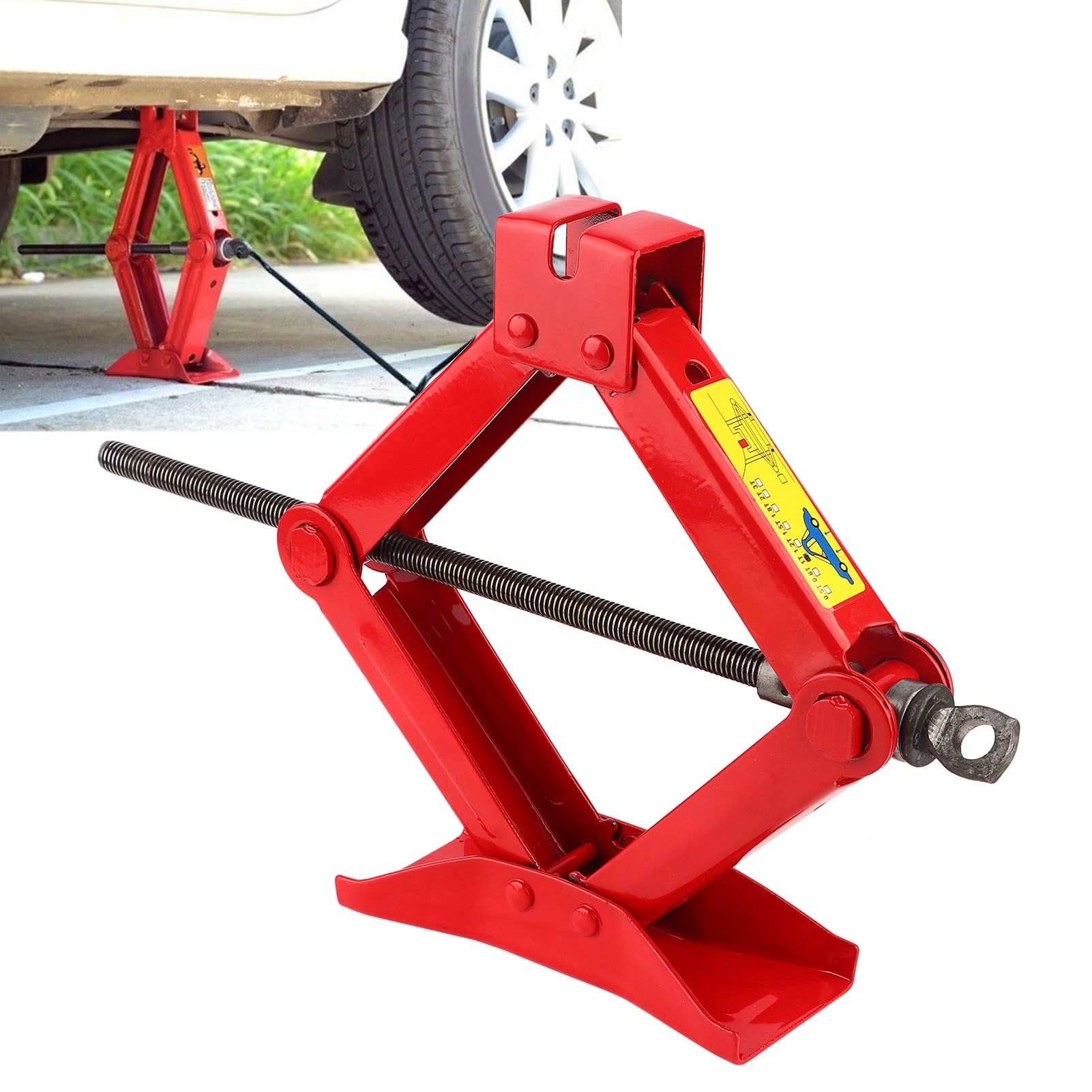 Heavy Duty Scissor Jack, 0.5/1/2 Ton Capacity, Car Tire Change Tool ...