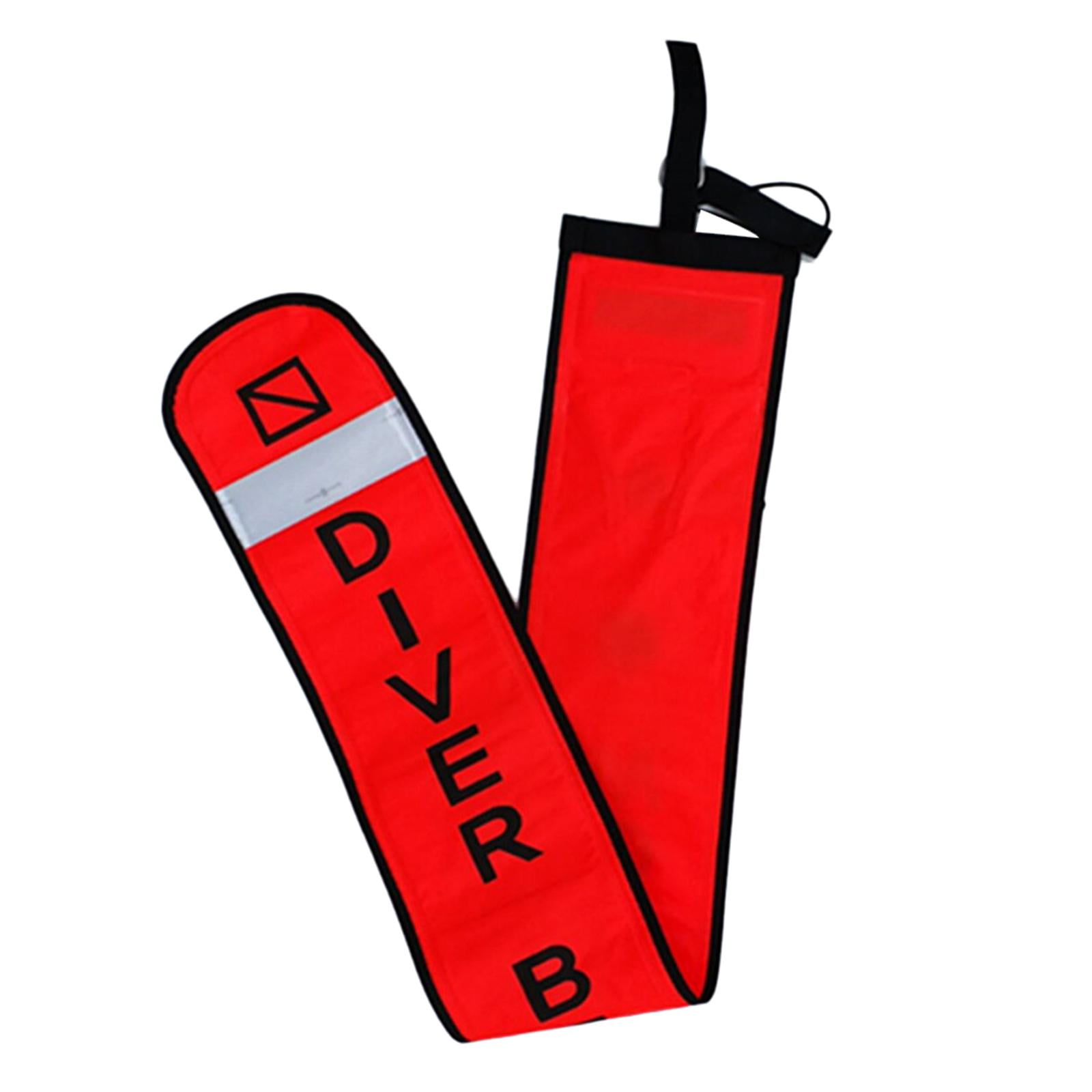 Heavy Duty Scuba Diving ''Diver Below'' Reflective Tape Surface Marker ...