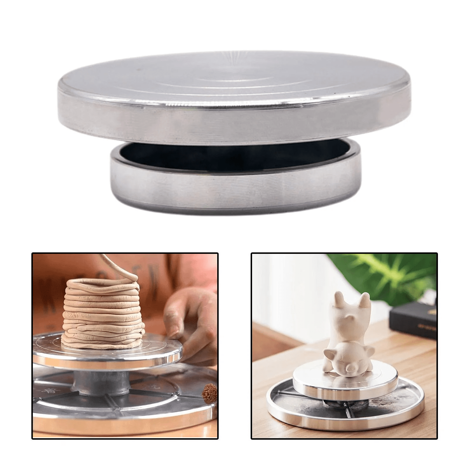 Heavy Duty Sculpting Wheel Turntable Pottery Banding DIY Projects For ...