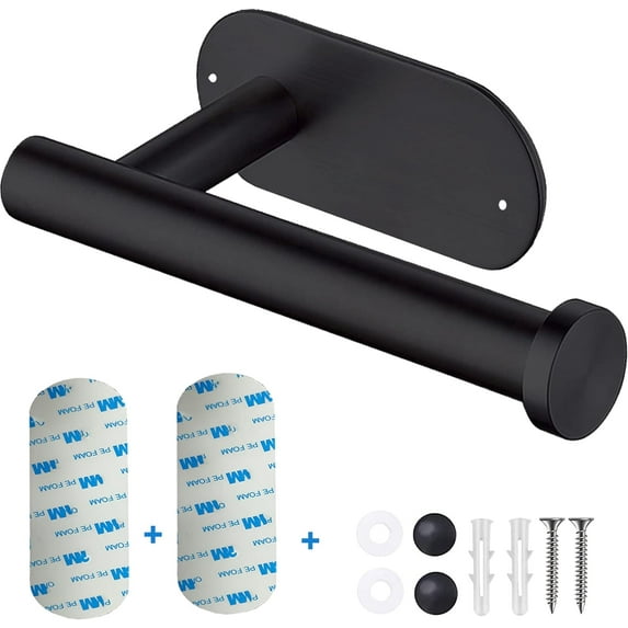 Heavy-Duty Self Adhesive Toilet Paper Holder-2pcs Adhesives, SUS304 ...