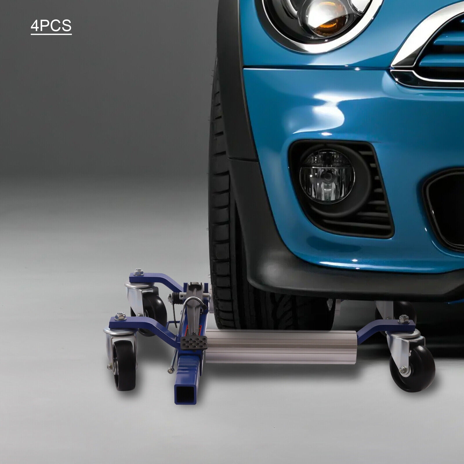 Heavy Duty Self Loading Wheel Dolly,Retractable Jack Lift Hoists Moving ...