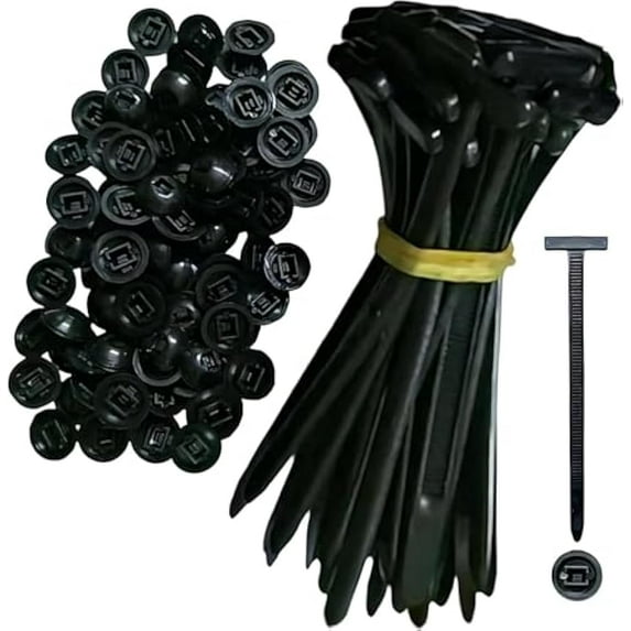 Heavy Duty Self-Locking Nylon Cable Ties - Universal Automotive Fender ...