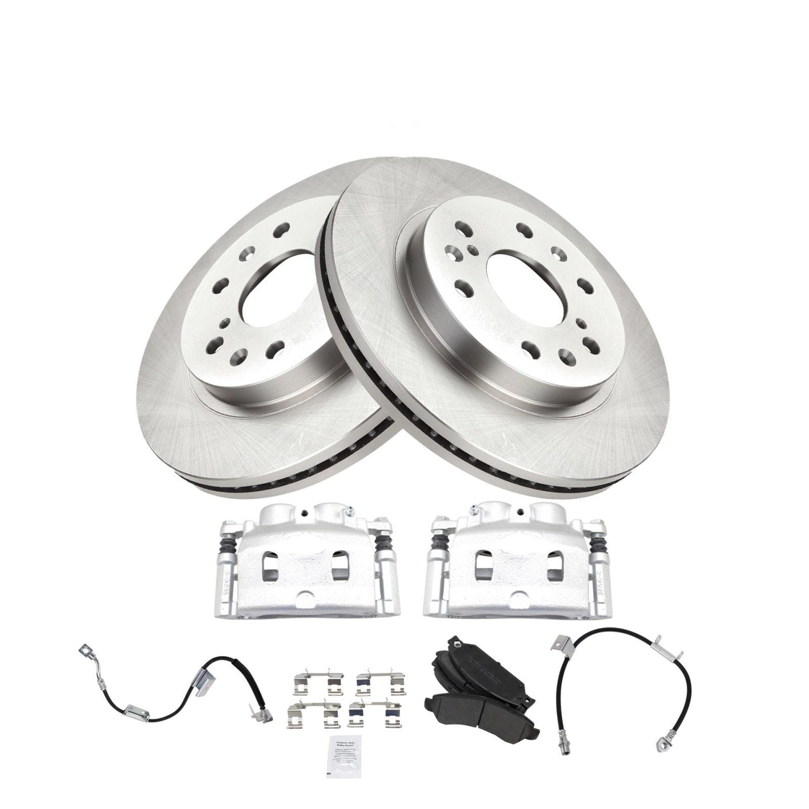 Heavy-Duty Semi-Metallic Brake Pedal Kit for GMC Trucks: Complete Front ...