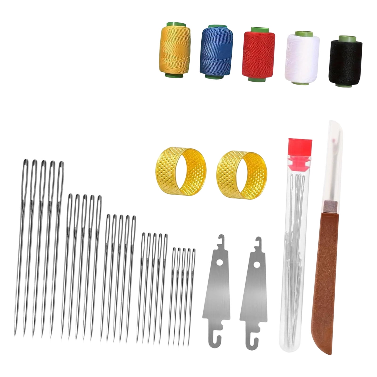 Heavy-Duty Sewing Needle Set for Canvas & with Rust-Resistant Steel ...