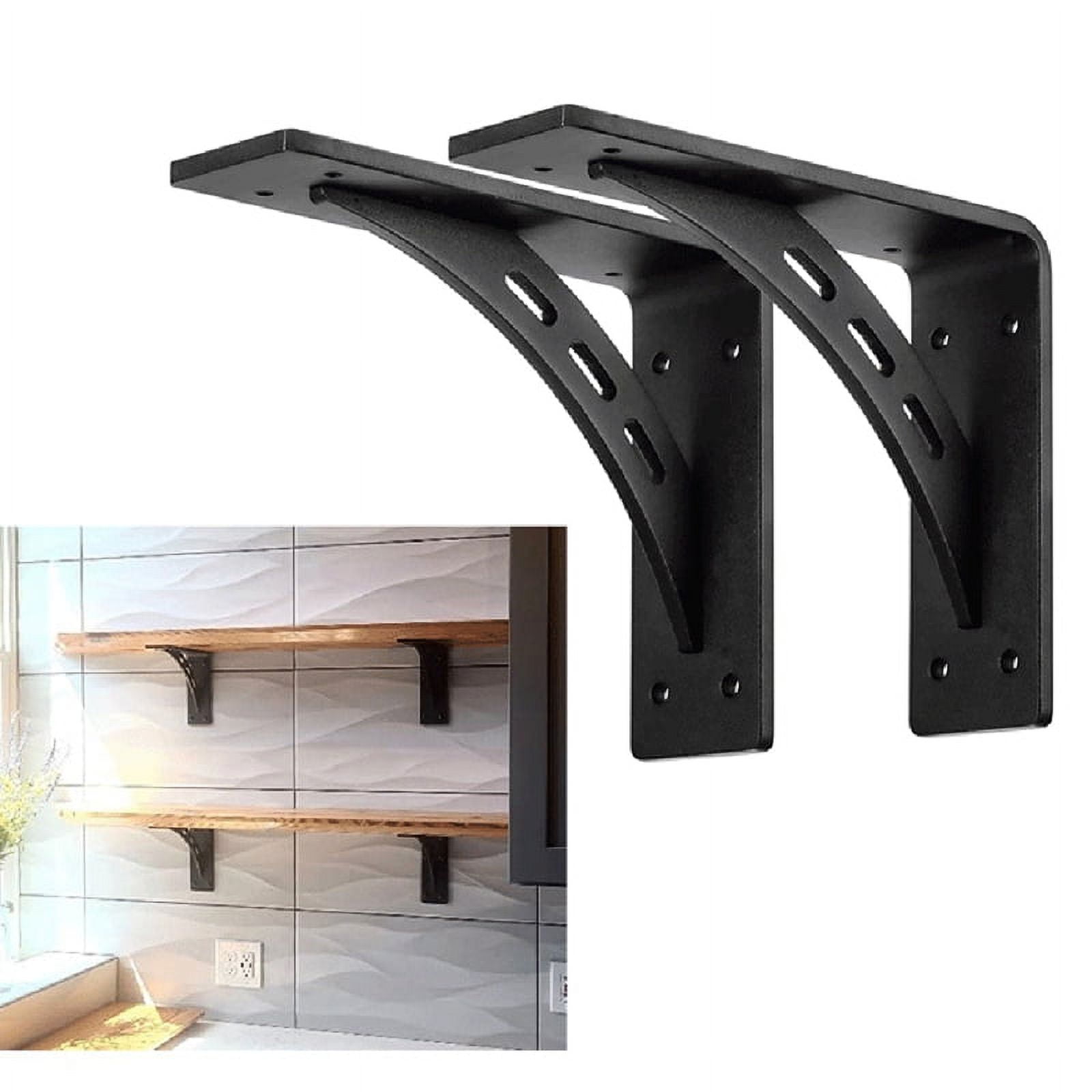 Heavy Duty Shelf Brackets , Max Load 1100 Lbs ,Premium Metal Mantel ...