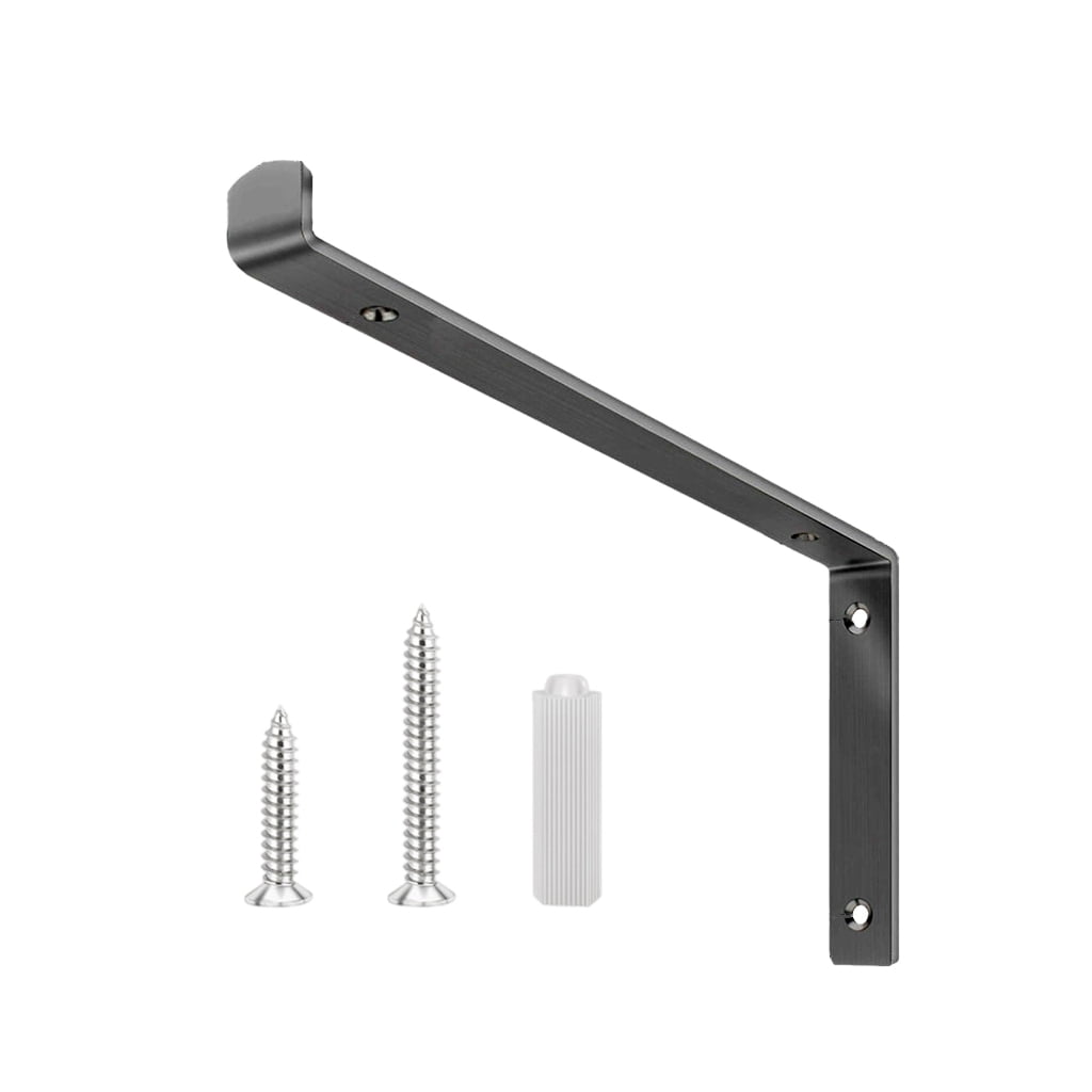 Heavy Duty Shelf Brackets with Screws Wall Mounted Stainless Steel ...