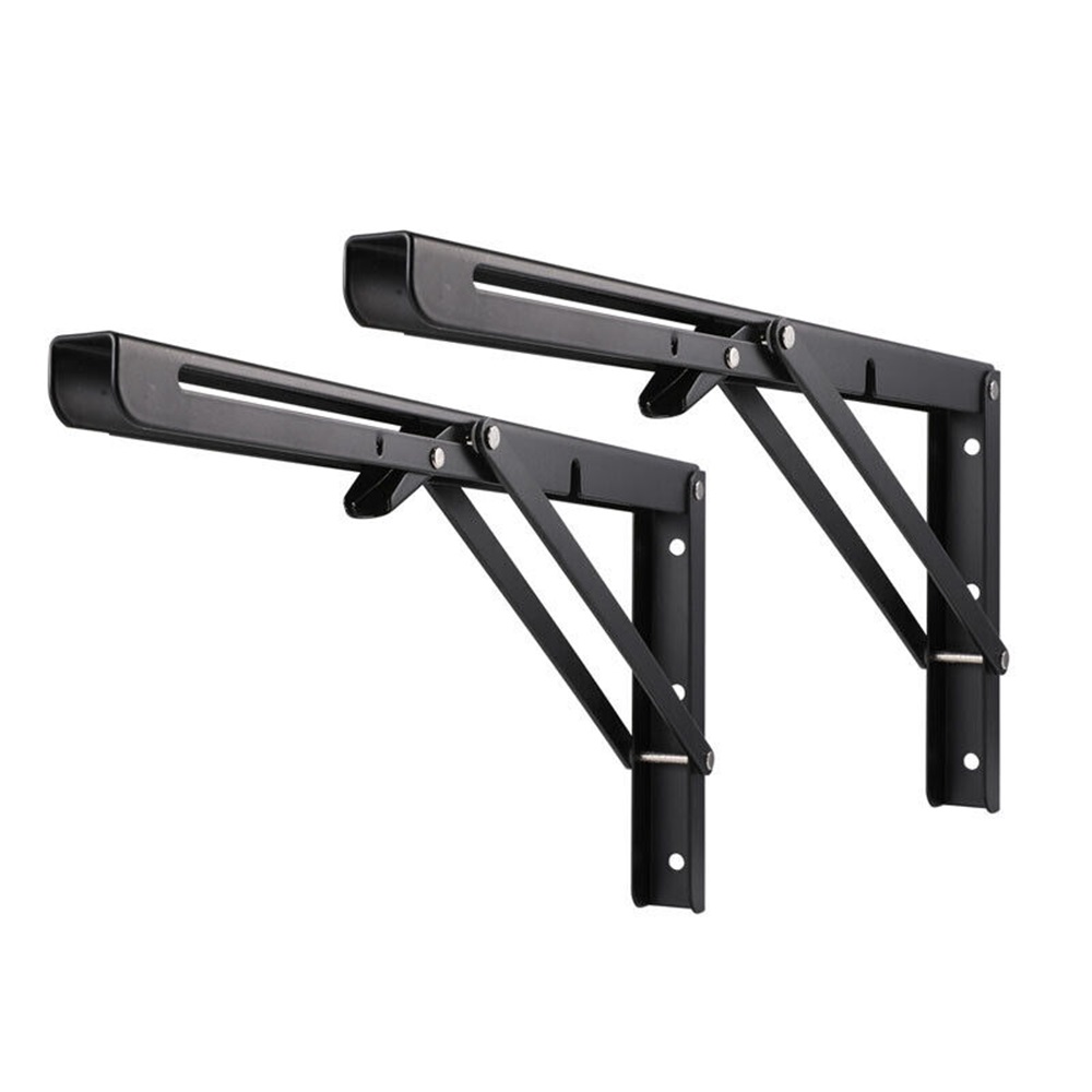 Heavy Duty Shelf Folding Bracket Triangle Bench Mounted Table Wall ...